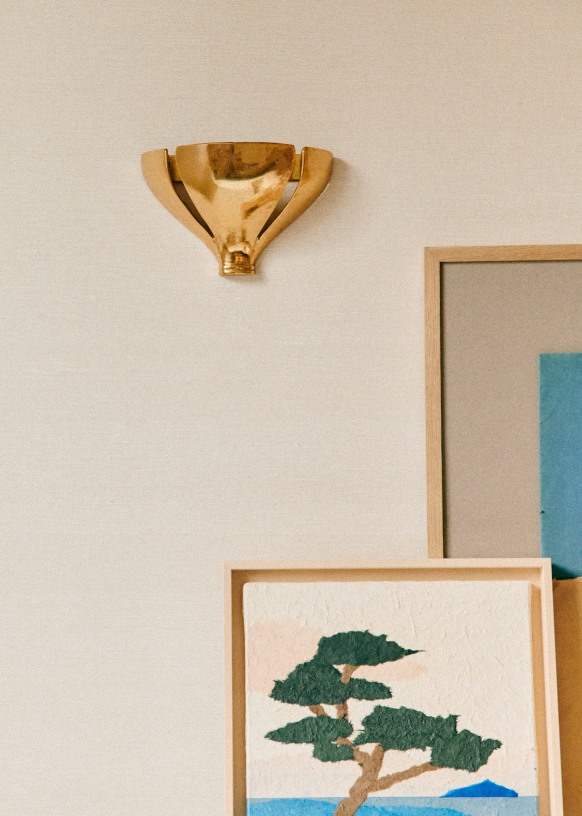 Tenor wall lamp - Brass - Brass - Octobre Éditions