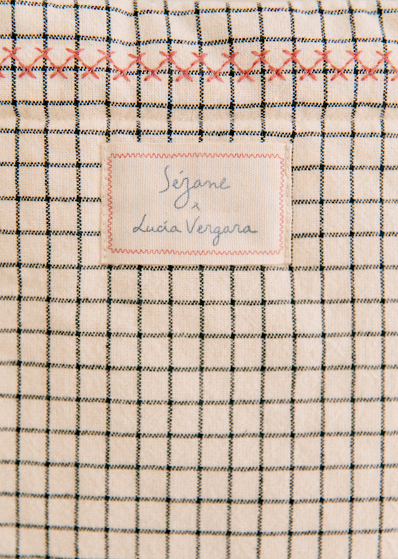 Stepp-Shopper - Sézane x Lucia Vergara - Stickereien Clavel - Baumwolle ...