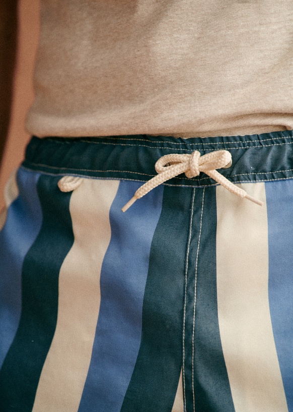 Rob Swim Shorts - Navy - Polyamide - Octobre Éditions