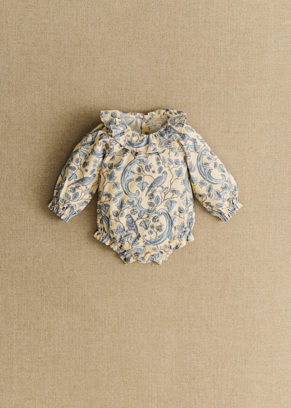 Lina Suit - Petit Sézane x Antoinette Poisson - Blue Birds Print ...