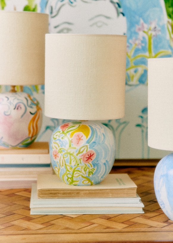 Lampe En Résidence x Jacques Merle - Jardin - Céramique - Sézane