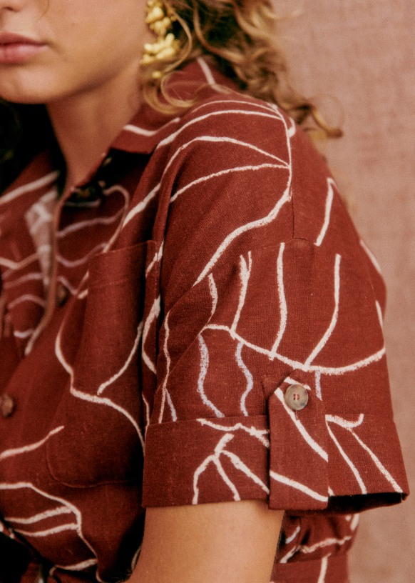 Dora Dress - Sézane x Roberto Ruspoli - Hestia - Linen - Sézane