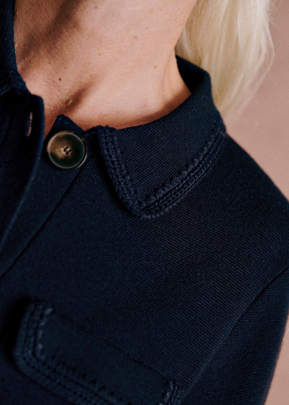 Betty Cardigan - Hazelnut - Merino Wool - Sézane