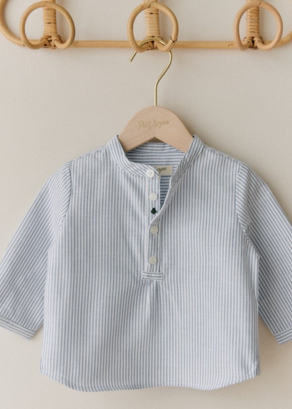 Blouse Sacha - Ruitjes ecru / rood - Biologisch katoen - biologisch ...