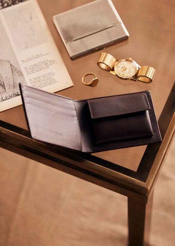 Campbell Wallet - Chocolate - Leather - Sézane