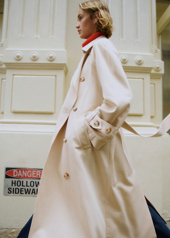 Abrigo PIERCE - Beige claro - Viscosa ECOVERO™ LENZING™ - Sézane