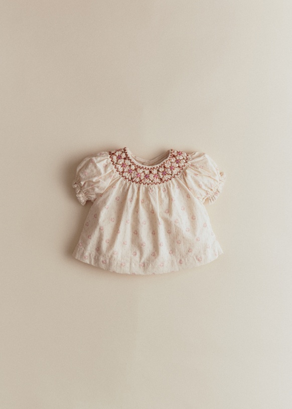 Camicetta Camilla - Stampa Mini Rose - Cotone biologico - tessuti ...