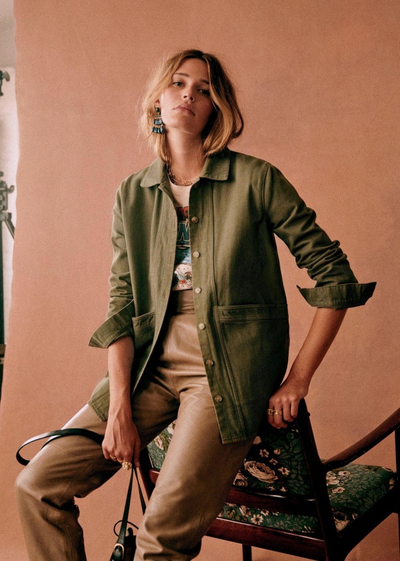 Will Jacket - Indigo - Organic Cotton - Sézane