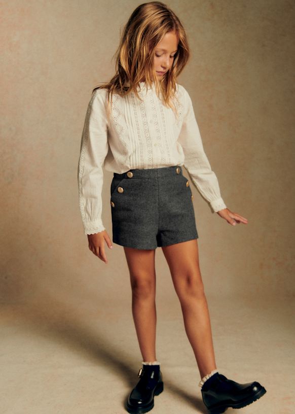 Rym shirt - Ecru - Organic cotton - organic textile - Sézane