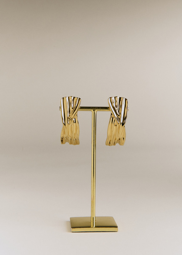 César Earrings - Gold - Mostly recycled tin - Sézane