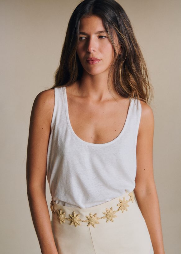 John Top - Peach Fade Out - Linen - Sézane