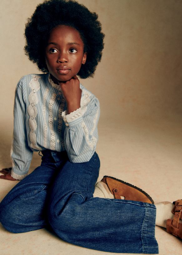 Rym shirt - Ecru - Organic cotton - organic textile - Sézane