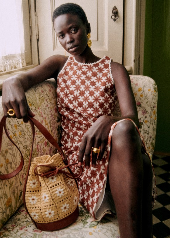 Reneka Dress - Multico Embroidery - Organic cotton - organic textile ...