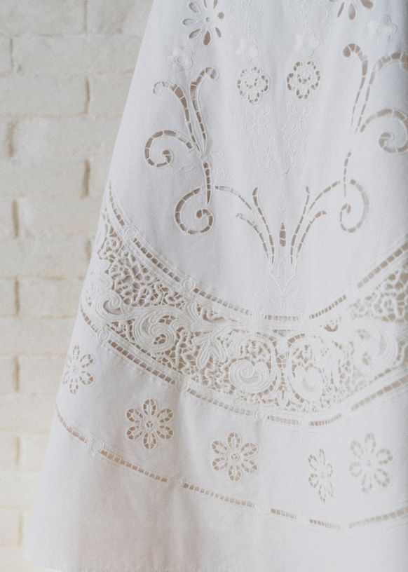 Solya Skirt - Sézane x SEA NY - Plain Ecru Embroidery - Organic Cotton ...