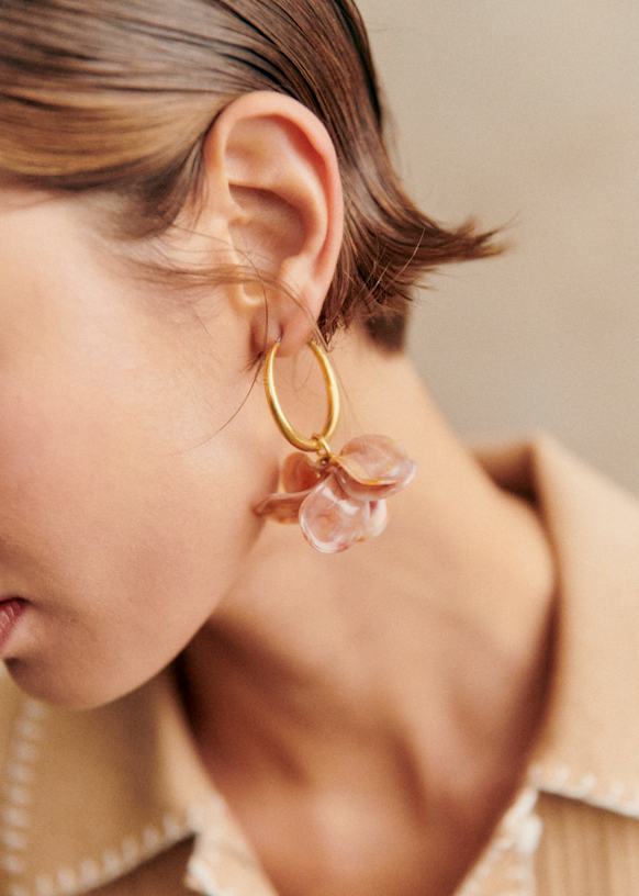 Flora Hoops - Blush - Resin - Octobre Éditions