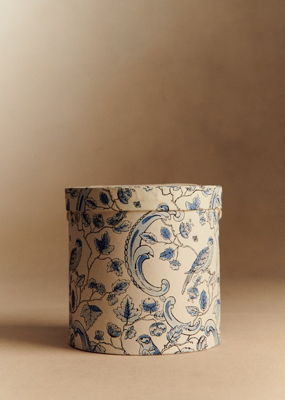 Small Box - Sézane x Antoinette Poisson - Blue Birds Print - Cotton ...