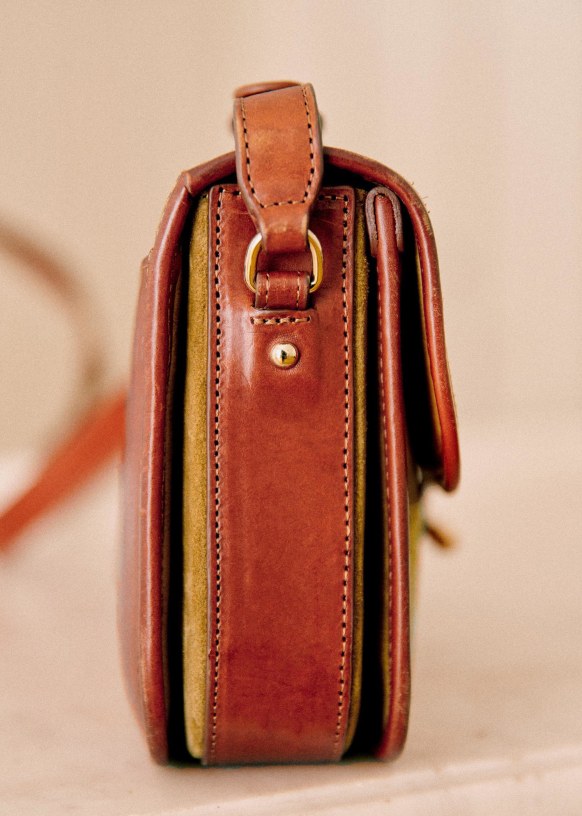 Milo Bag - Taupe - Split cowhide leather - Sézane