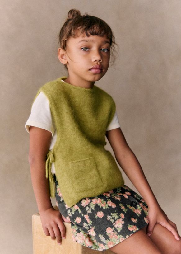 Léandre Jumper - Olive Green - Recycled polyamide - Sézane