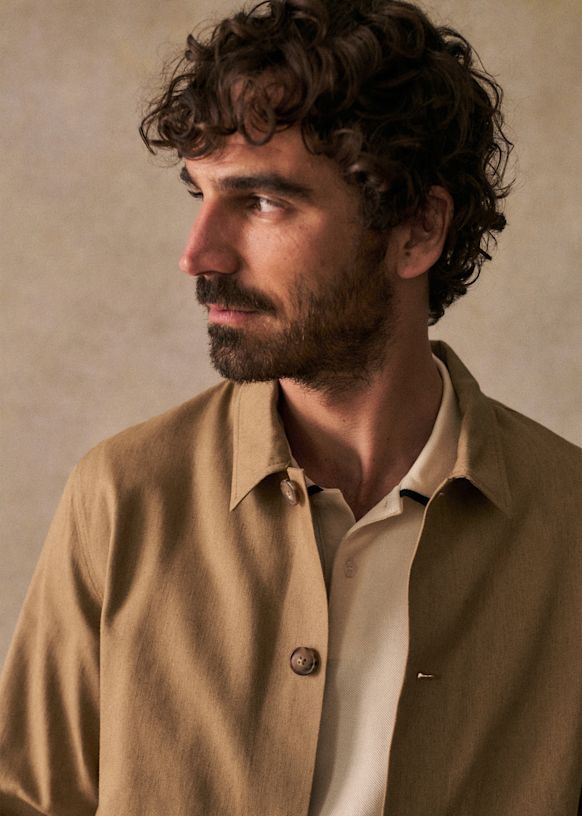 Irwin Jacket - Steel Blue - Linen - Sézane