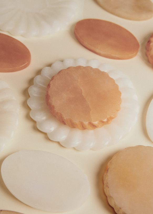 Catch-all tray - Small Size - Pink alabaster - Alabaster - Sézane