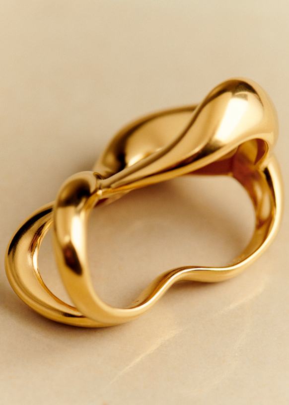 Valentin Ring - Gold - Majority recycled brass - Sézane