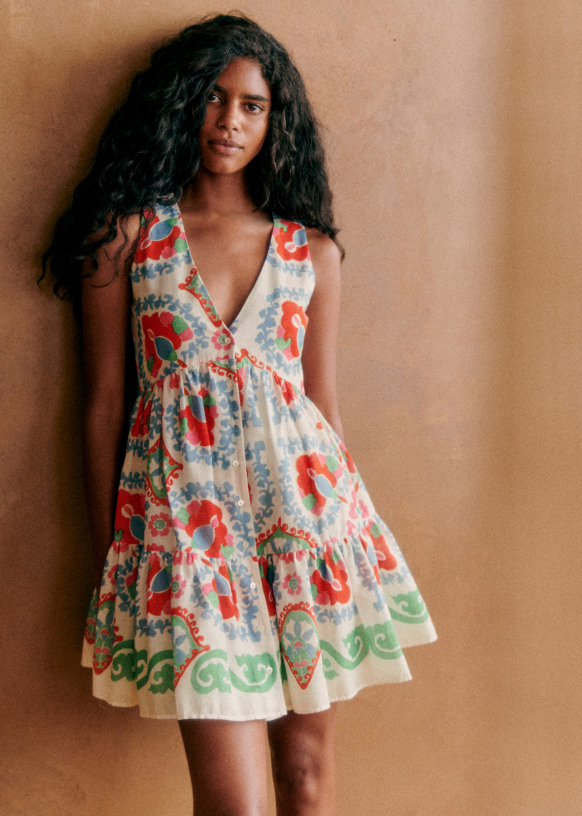 Tonya Dress - Brieno - Cotton - Sézane