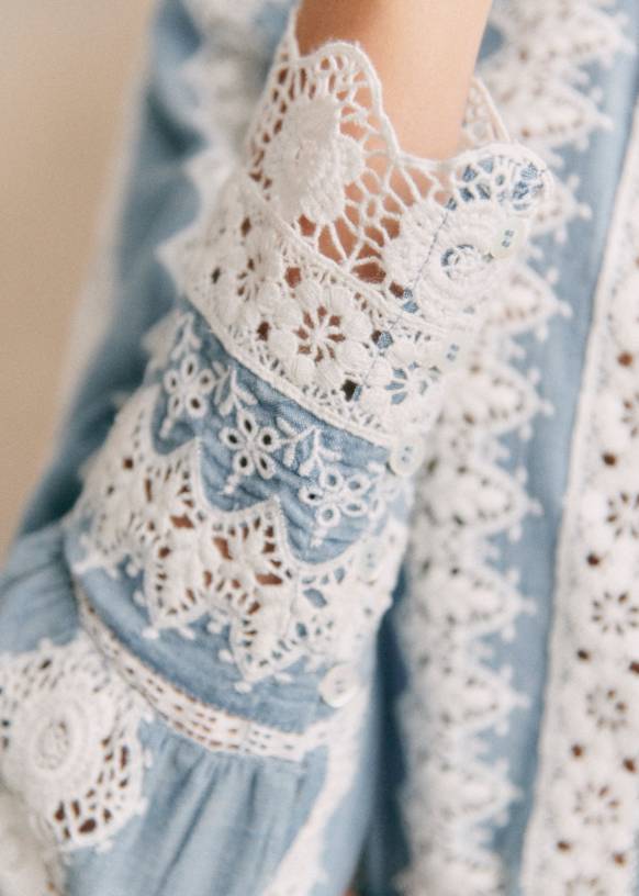 Rym Shirt - Ecru - Organic Cotton - Sézane