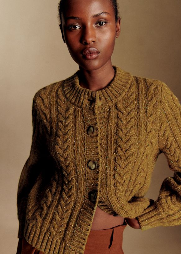 Andine Jumper - Gold - Wool - Sézane