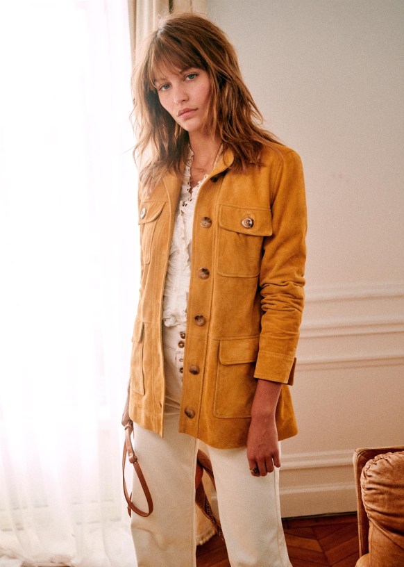 Monique Jacket - Olive Green - Sézane