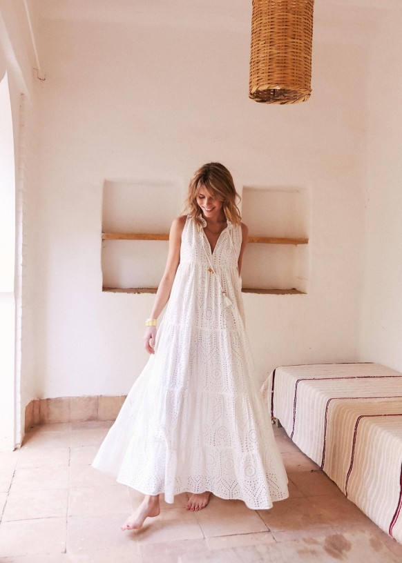 Robe Clare - Imprimé Cachemire - Coton - Sézane