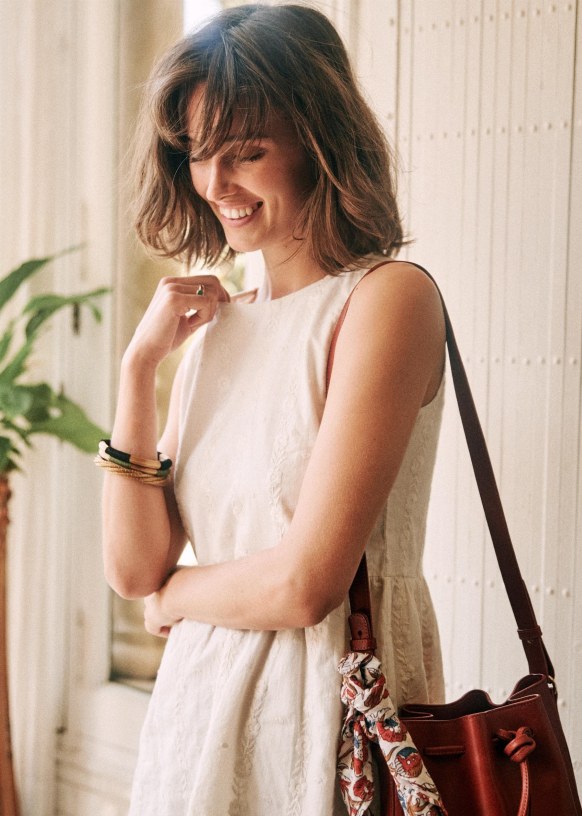 Robe Loulou - Écru - Coton - Sézane