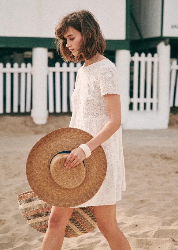 Garance Dress - Chambray - Cotton - Sézane