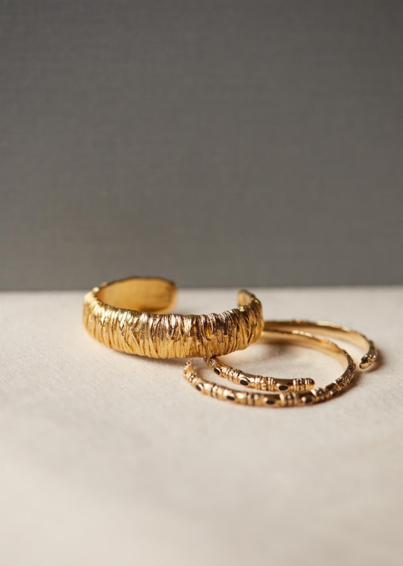 Joe cuff - Gold - 3 micron Gold-plated metal - Sézane