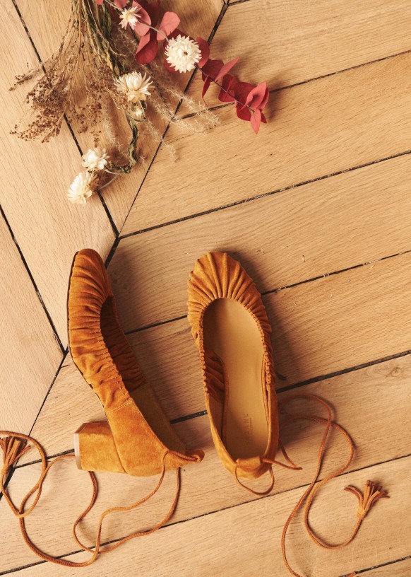 Babies Joyce - Ocre - Cuir bovin - Sézane