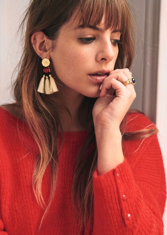 Robin jumper. - Black - Super kid mohair - Sézane