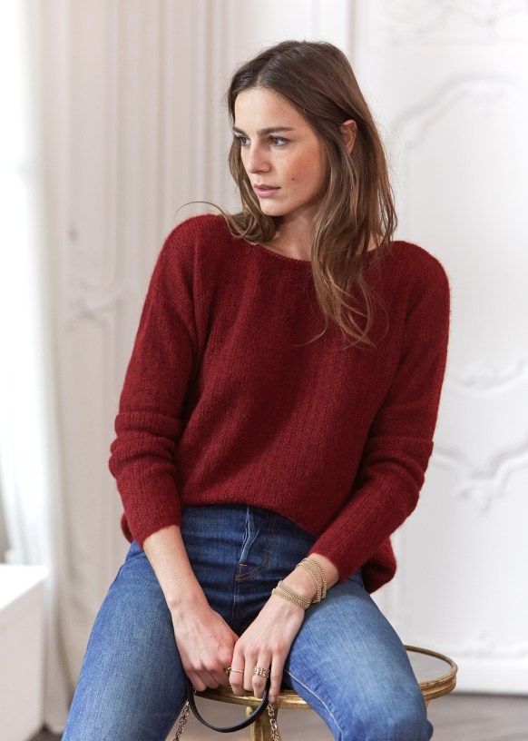 Richard Jumper. - Black - Kid mohair - Sézane