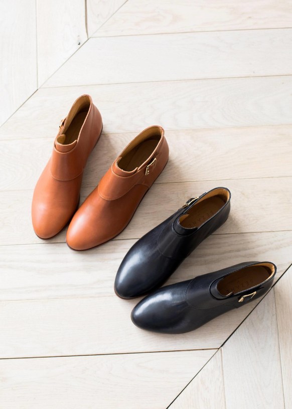 Low Alfred boots. - Camel - Bovine leather - Sézane