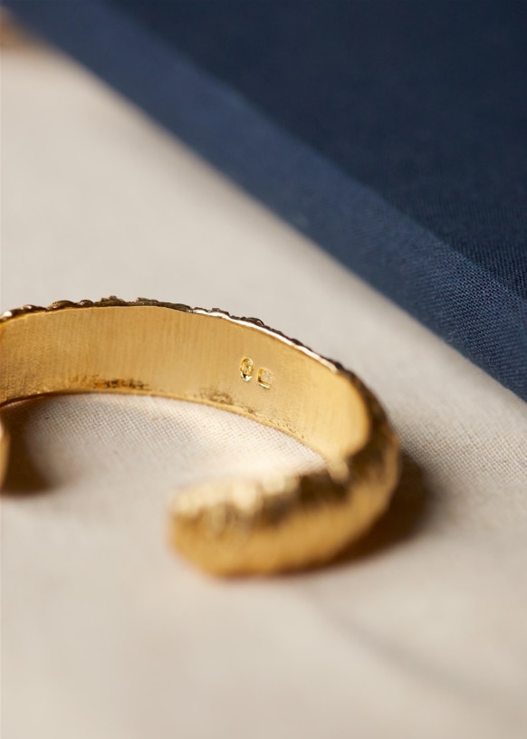 Joe cuff - Gold - 3 micron Gold-plated metal - Sézane