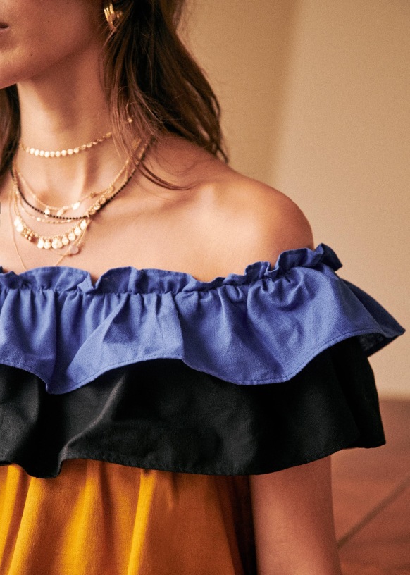 Amazonie Dress - Mix Colors - Linen - Sézane