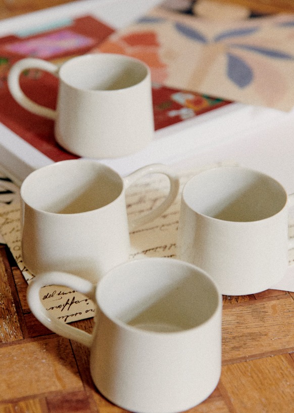 Set of 4 espresso cups - Ecru - Sézane