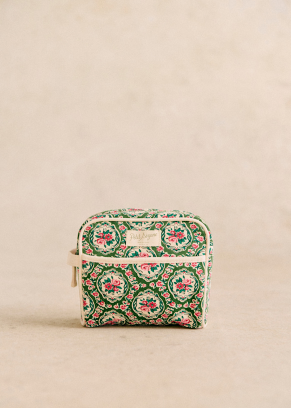 Beauty pouch - Floral Medalion - Recycled cotton - Sézane