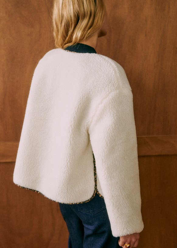 Freddy Jacket - Chance Green - Organic Cotton - Sézane