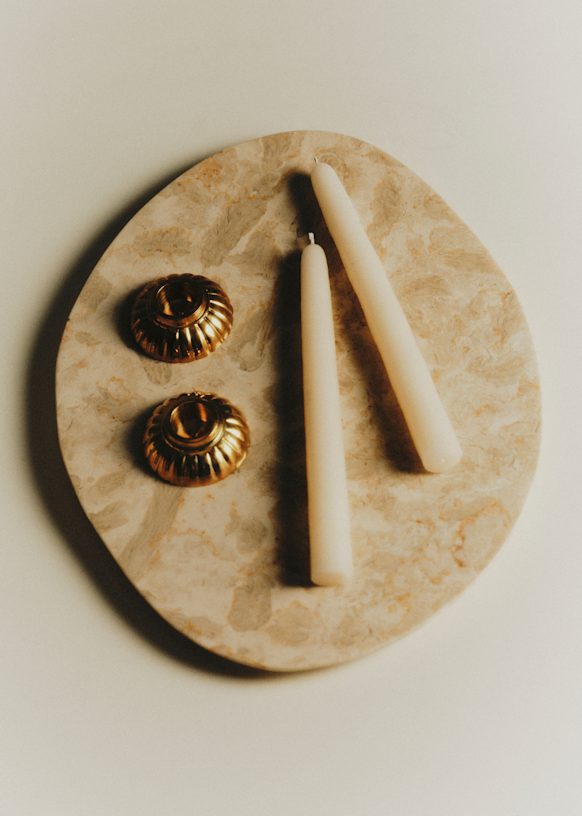 Canellato Candle Holder Set - Brass - Brass - Octobre Éditions