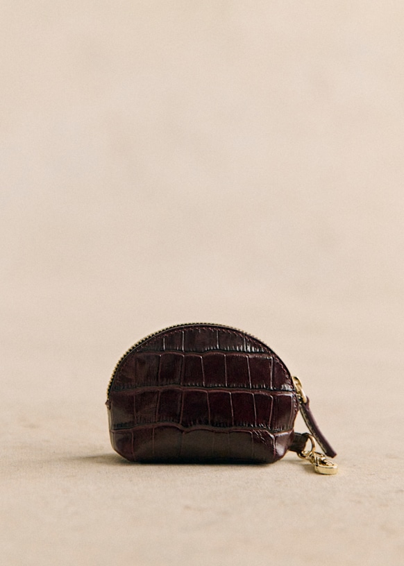 Sacha Coin Purse - Smooth Natural Leather - Bovine leather - Sézane