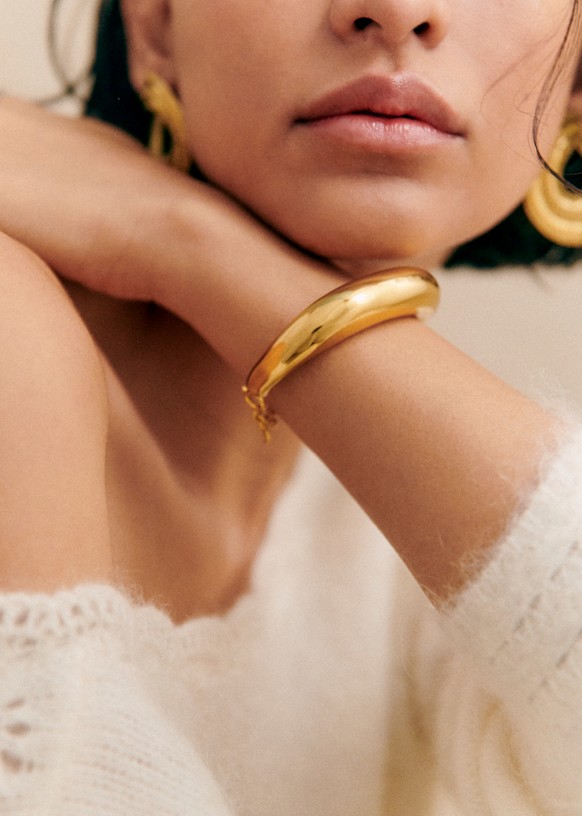 Lou Bracelet - Gold - Majority recycled brass - Sézane