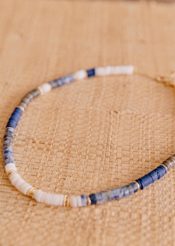 Josh Necklace - Ecru - Beads - Sézane