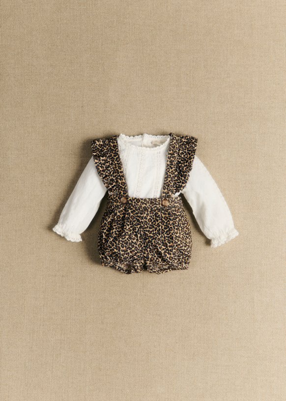 Helena Bloomer - Leopard Beige - Organic cotton - organic textile - Sézane