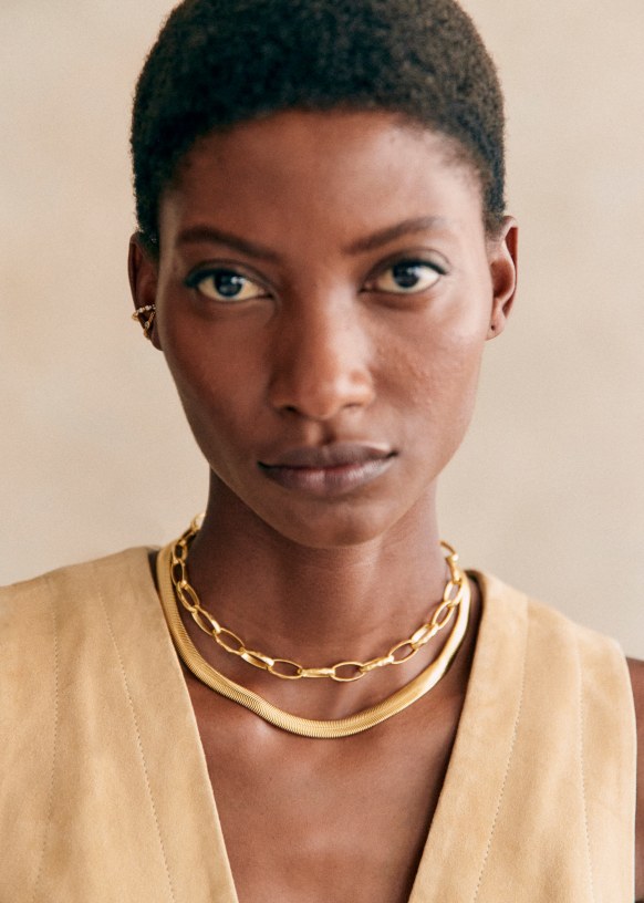 Isabela Necklace - Gold - Majority recycled brass - Octobre Éditions
