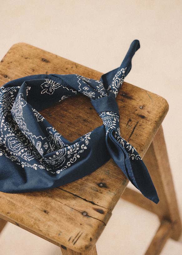 Sombrero Brook - Azul - Algodón ecológico - textiles ecológicos - Sézane