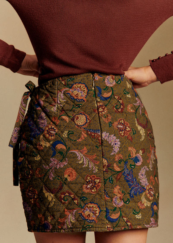 Jupe Opaline - Imprimé Dana - Coton - Sézane